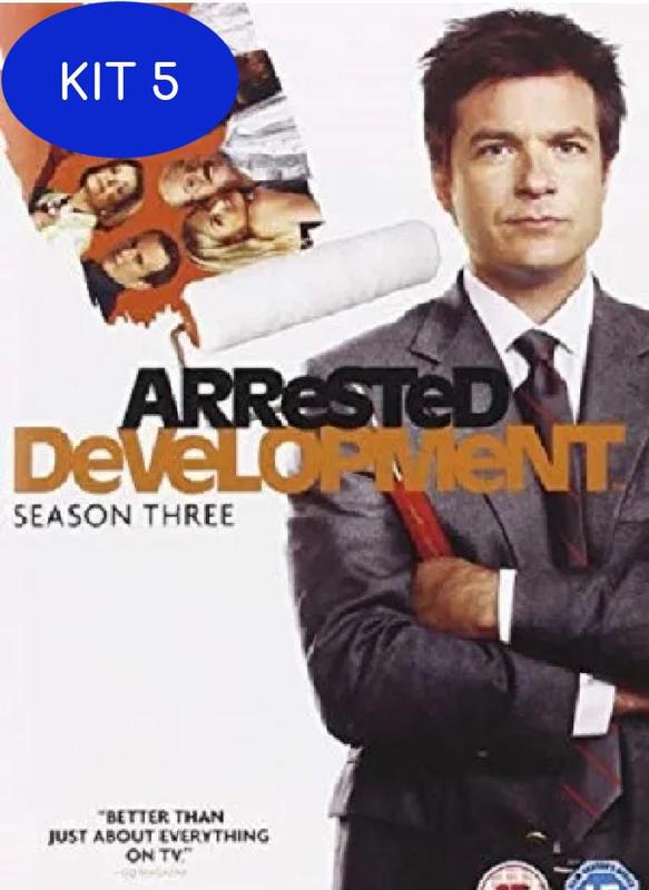 Kit 5 Dvd Arrested Development Seasom Three - 2 Dvds - 20th century fox ...