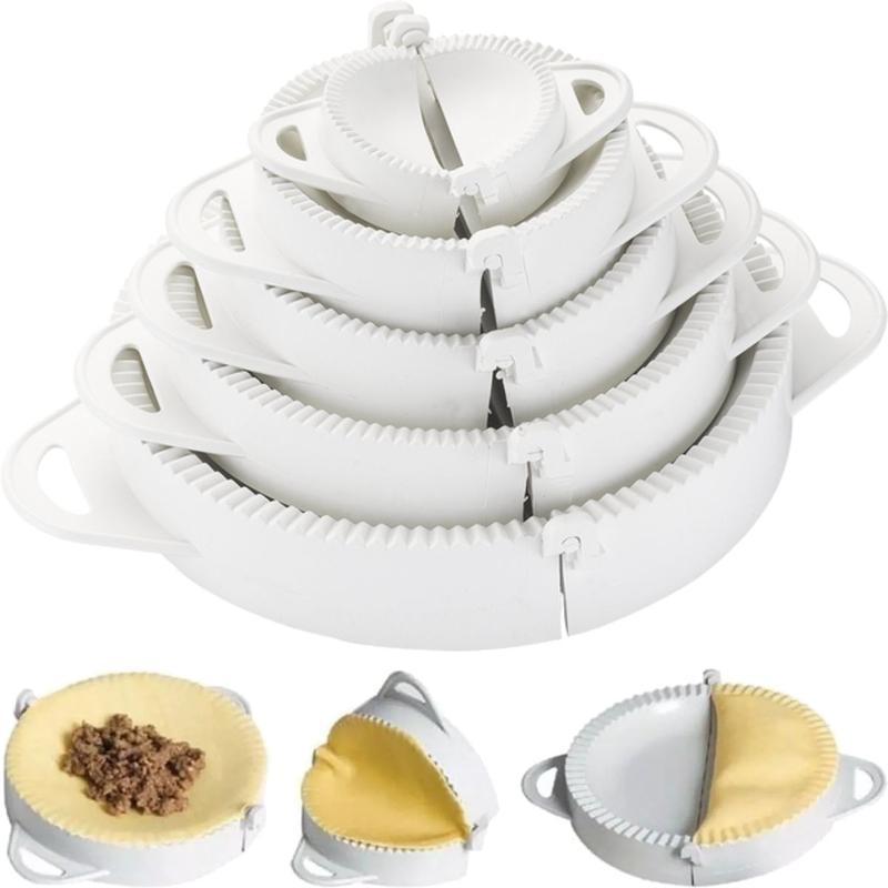 Kit 5 Formas Moldes Tamanhos Variados para Fazer Pastel Risoles Rápido ...