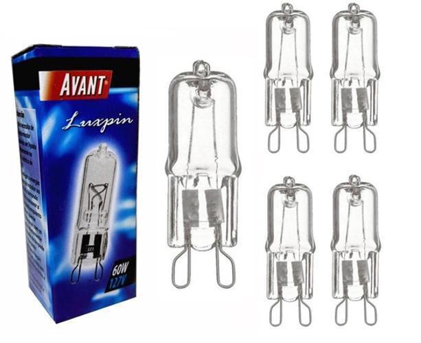 Kit 5 Lâmpada Halógena Halopin 60W 127V G9 2800K Avant - Lâmpada ...