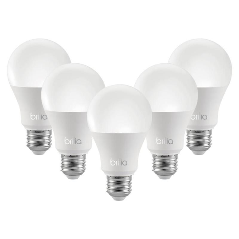 Kit 5 Lâmpadas LED Bulbo 4,8w Bivolt 6500k A55 Luz Branca Alta ...