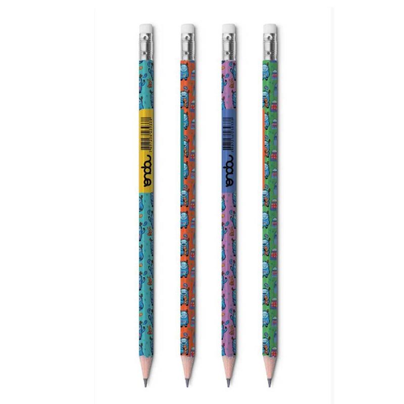 Kit 5 Lapis HB Monstrinho Monster Onda - Lápis Grafite - Magazine Luiza