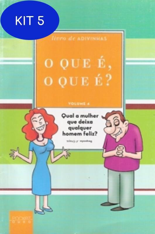 Kit 5 Livro O Que É, O Que É Vol. 4 - Outros Livros - Magazine Luiza