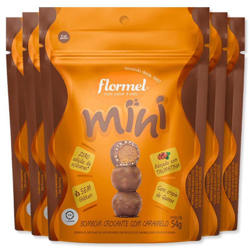 Kit 5 Mini Bombom Crocante com Caramelo Flormel 60g - Bombom - Magazine ...