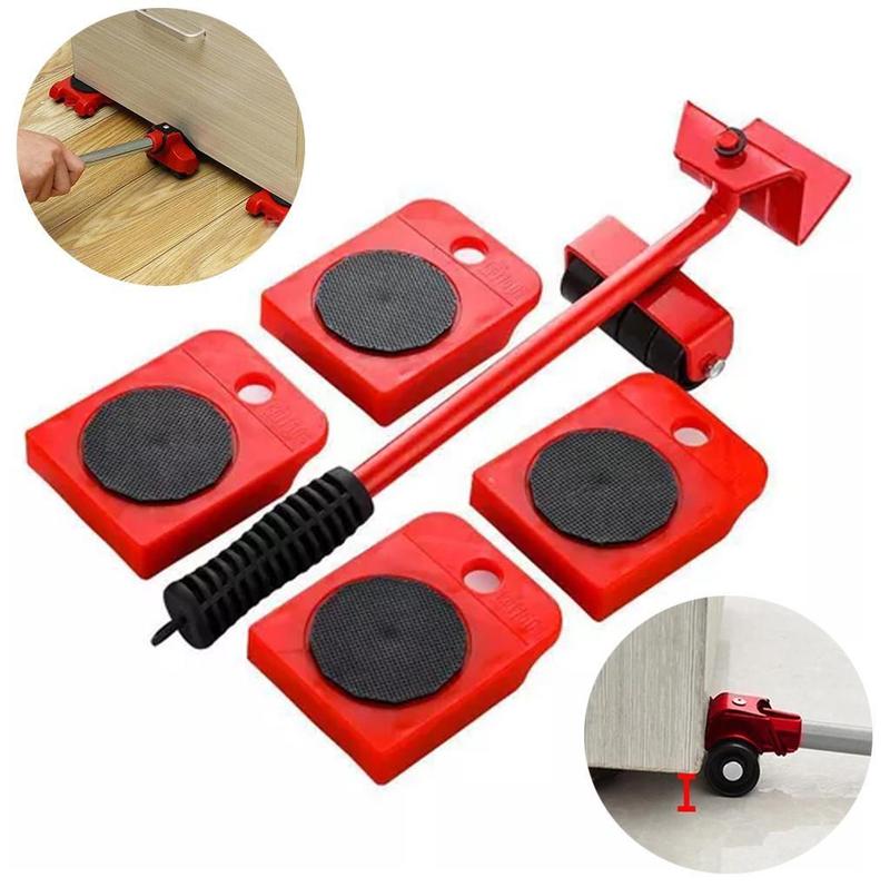 Kit 5 Movedor Rodinhas Para Mudança Levantar Móveis Grandes - Garota ...