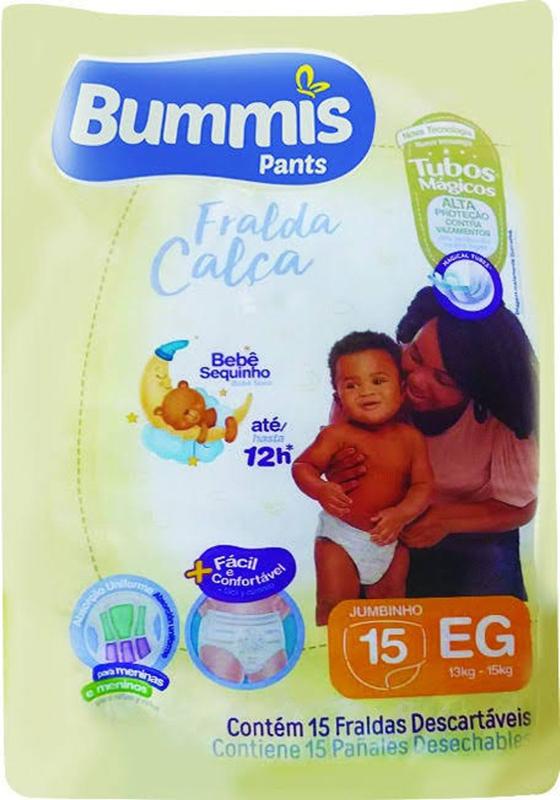 Kit 5 pacotes fralda bummis shortinho jumbinho - Fralda Descartável ...