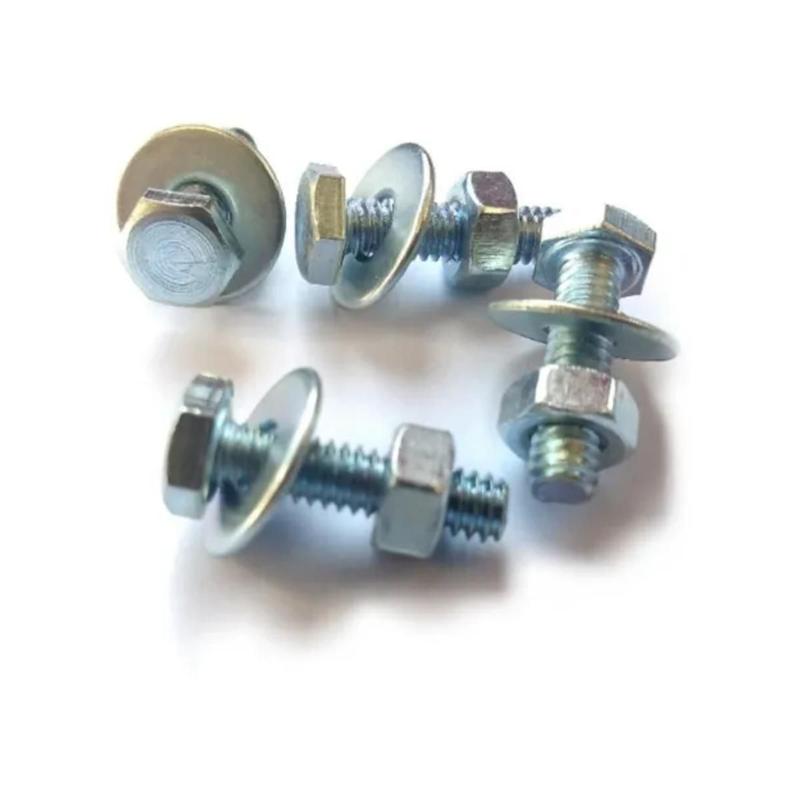 Kit 5 Parafusos Sextavado M5 X 20 C/ Porca E Arruela Zinc - Stale ...