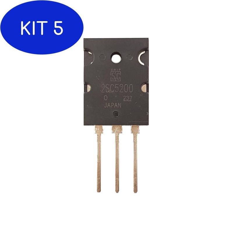 Kit 5 Transistor 2Sc5200 2Sc 5200 C5200 - 1 Peça - Sanken - Peças para ...