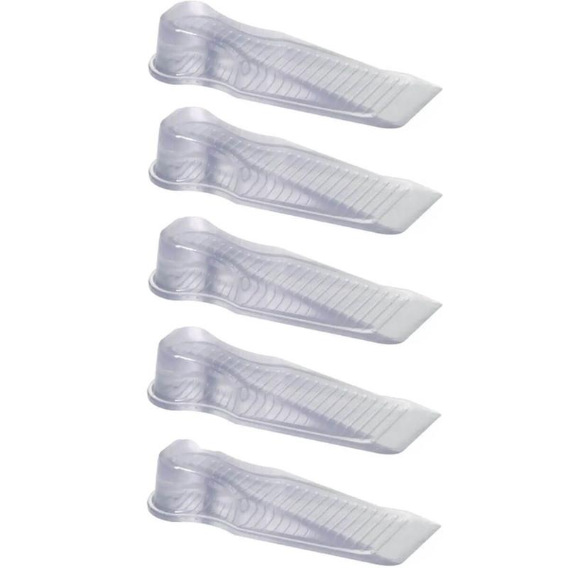 Kit 5 Trava Portas Cunhas Aparadores Calços Transparentes ...