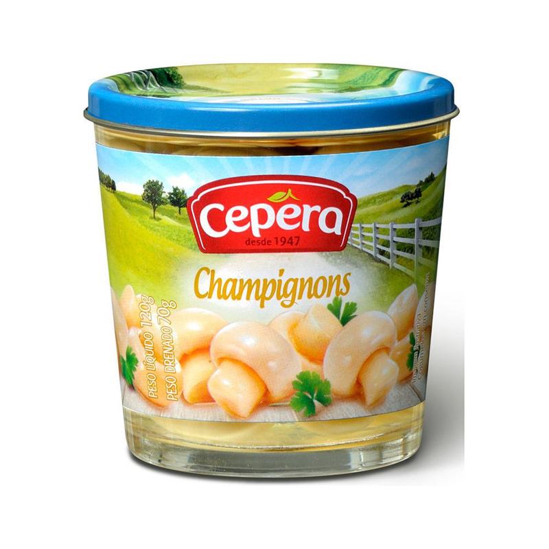 Kit 5 Und Champignons Copo Cepêra 70g - Cepera - Copos - Magazine Luiza