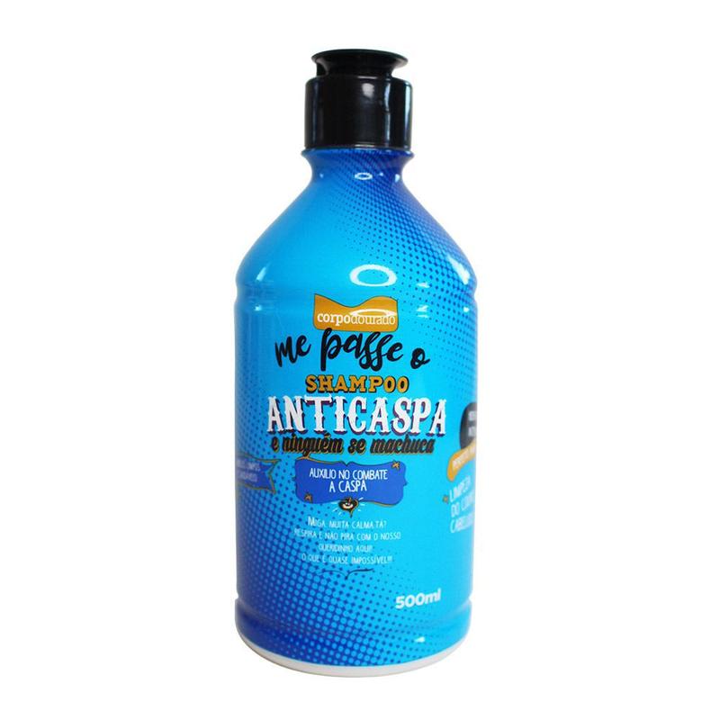 Kit 5 Und Shampoo Corpo Dourado Me Passe Anticaspa 500ml - Shampoo ...