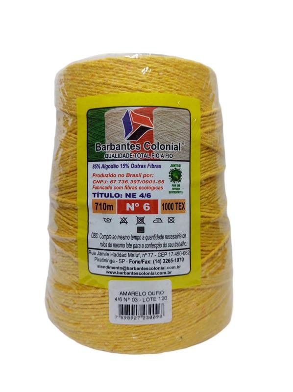 Kit 5 unidades Barbantes Piratininga/Colonial* 700gr. Cores na ...