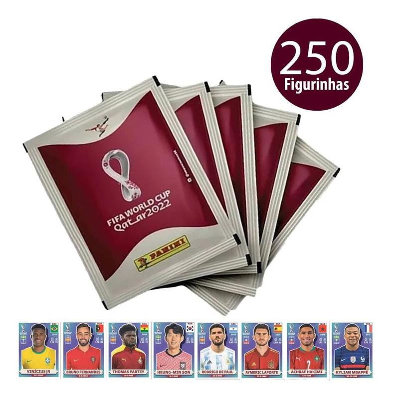 Kit 50 Envelopes (250 figurinhas) Copa Do Mundo Qatar 2022 World Cup ...