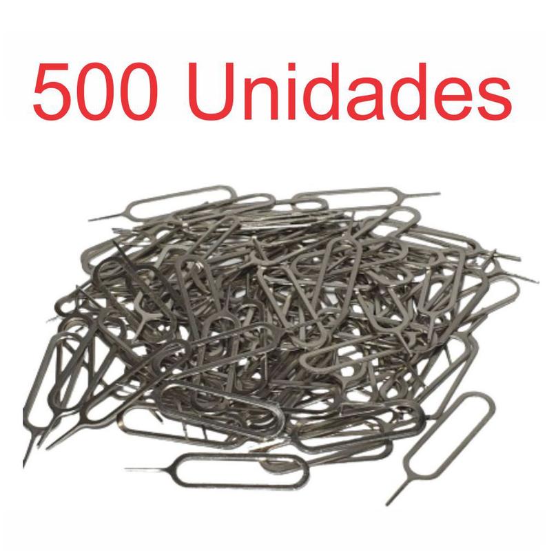 Kit 500 - Chave Clip Removedor Chip Sim - Chave Chavinha Agulha - Abrir ...