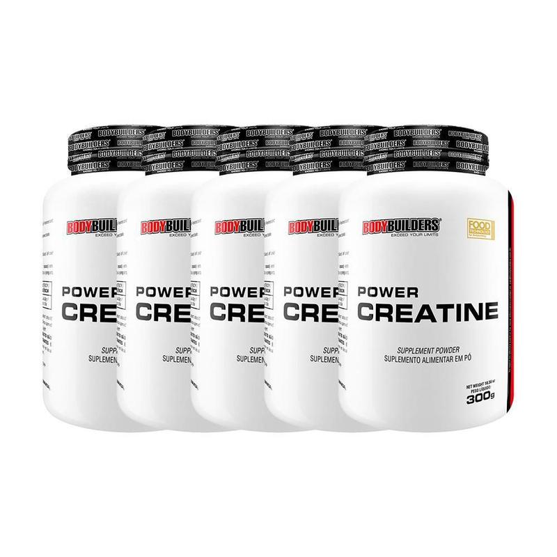 Kit - 5X Power Creatina 300G - Bodybuilders - Creatina - Magazine Luiza