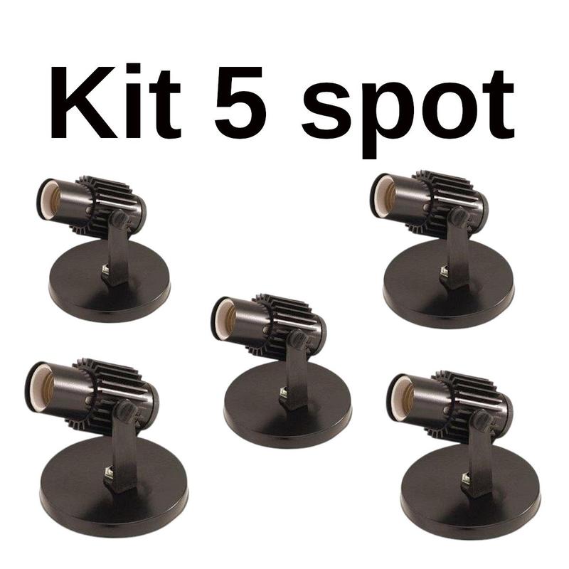 KIt 5x Spot led teto parede lampada led lustre spot iluminacao - Jr ...