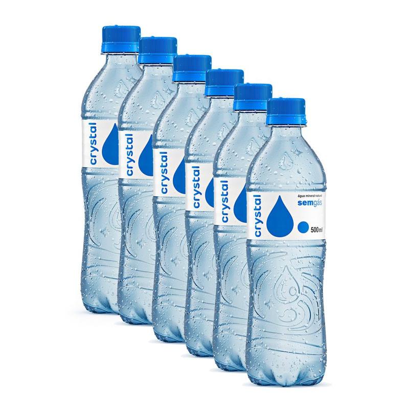 Kit 6 Água Mineral Crystal 500ml - Água Mineral - Magazine Luiza
