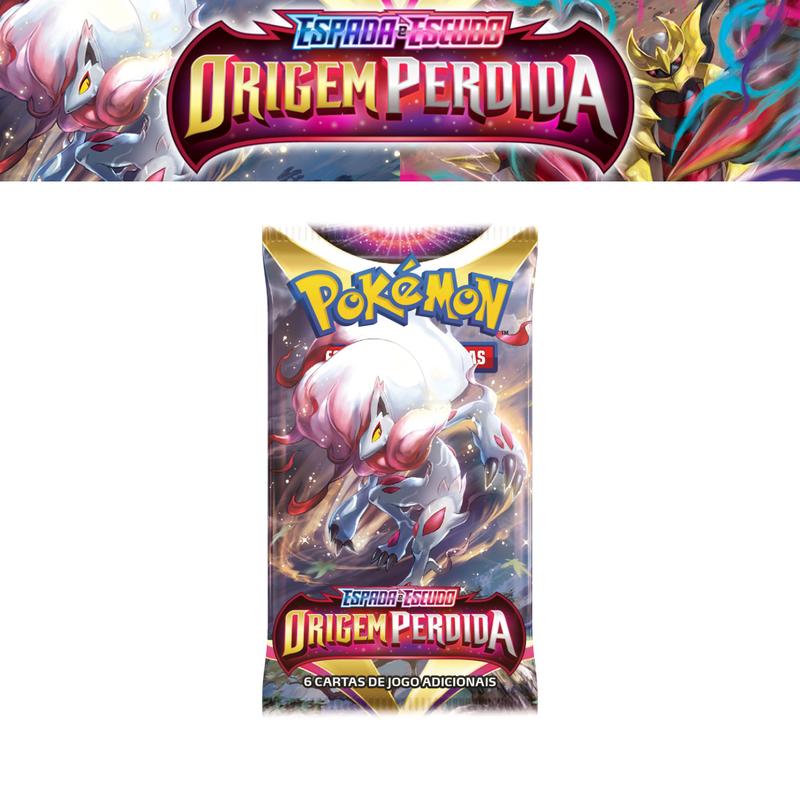 Kit 6 Booster Cards Pokemon Origem Perdida - Copag - Deck de Cartas ...