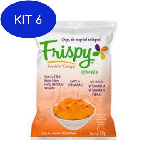 Kit 6 Chips De Cenoura Vegano Frispy 25G - Chips - Magazine Luiza