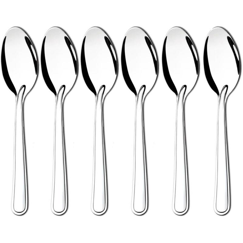 Kit 6 Colheres Grandes de Inox para Servir Arroz Molhos para Hotéis ...