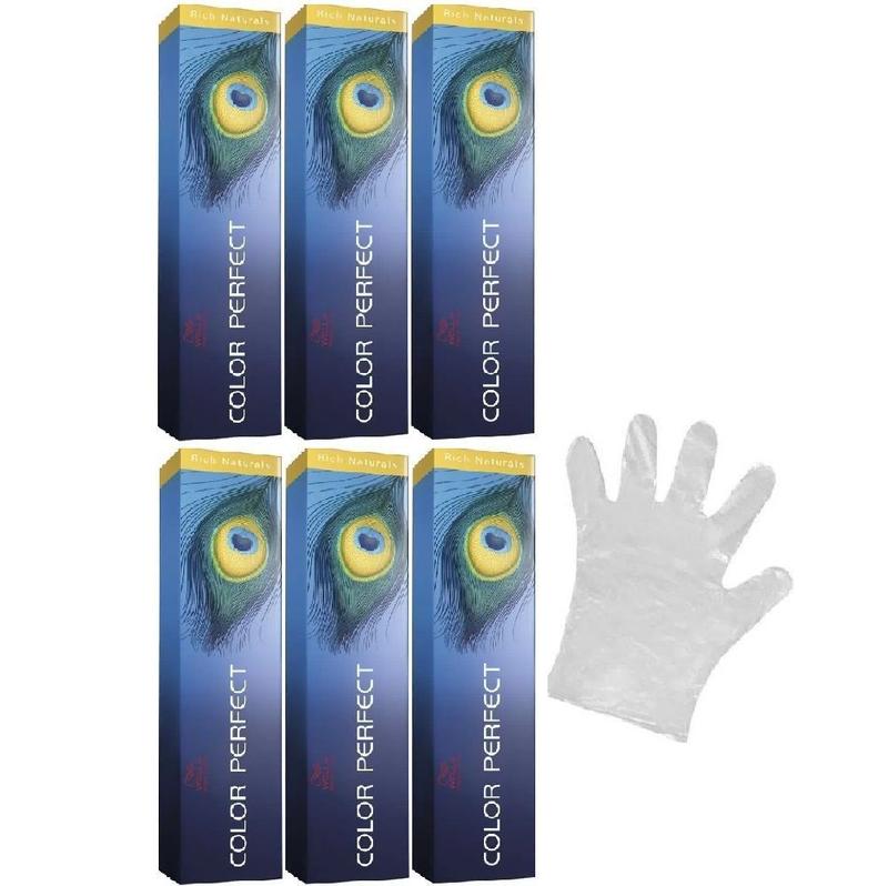 Kit 6 Coloração Wella Color Perfect 10/1 60g - Tinta de Cabelo ...