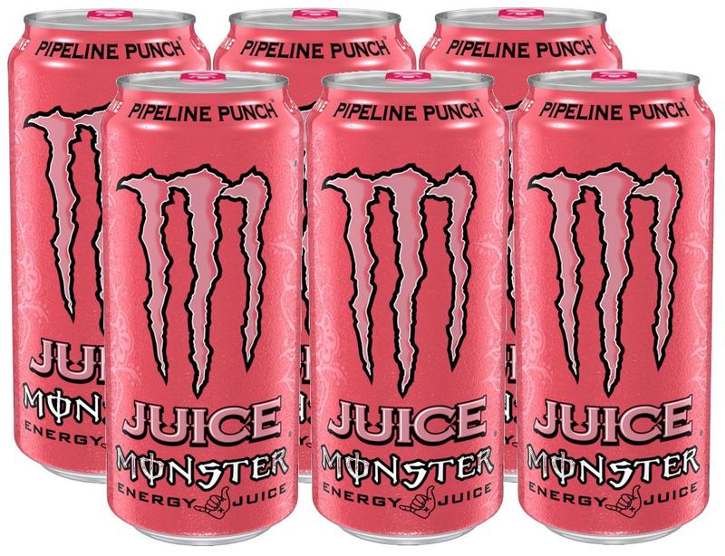 KIT 6 Energético Monster Pipeline Punch Importado 500ml - Bebida ...