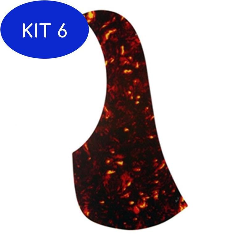 Kit 6 Escudo Deval Alice A025E Shell Para Violão - Escudo / Adesivo ...