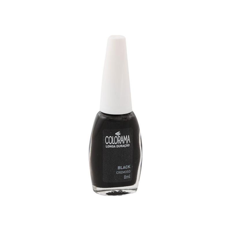 Kit 6 Esmaltes Colorama Cremoso Black Longa Brilho 8ml - Esmalte ...