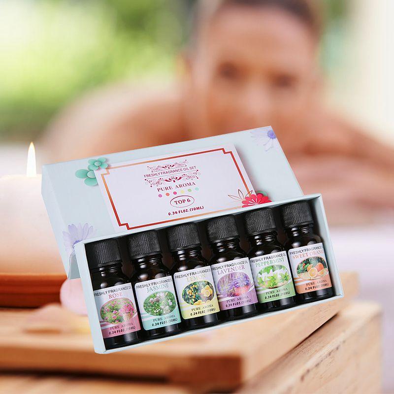 Kit 6 Óleo Essências Difusor Umidificador Aromatizante 10ml Kit 6