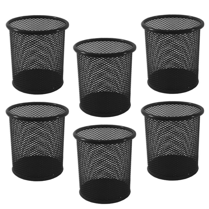 Kit 6 Porta Lápis Organizador Escritório Caneta Mesa Trecos - Luthi ...