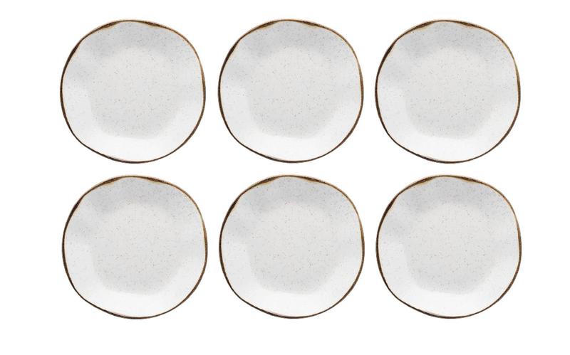 Kit 6 Pratos Rasos Oxford Ryo Maresia 1a. - Prato Raso - Magazine Luiza