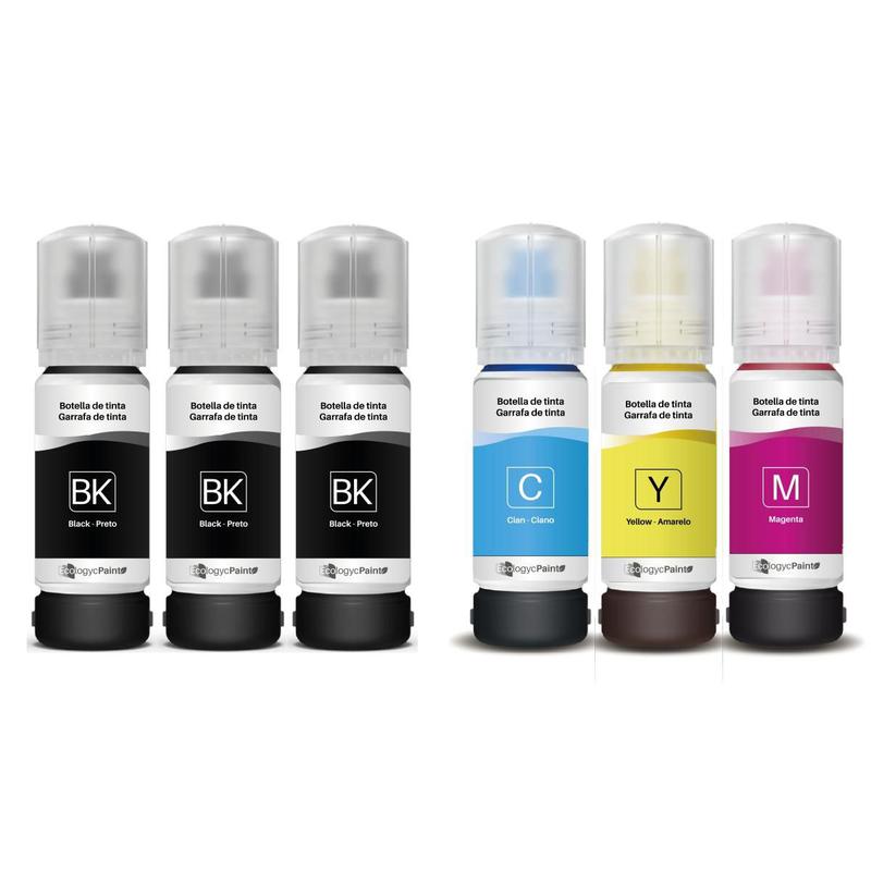 Kit 6 Refil De Tinta T544 Para L3110 L3150 L3250 - ecologycpaint ...