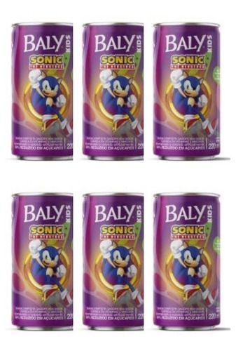 Kit 6 Un Bebida Baly Kids Sabor Uva 220ml - Baly Energy Drink - Bebida ...