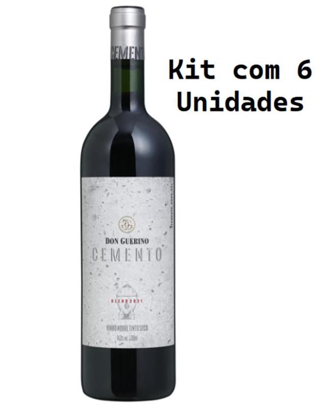 Kit 6 Un Vinho Don Guerino Cemento Blend 750 ml - Vinho - Magazine Luiza