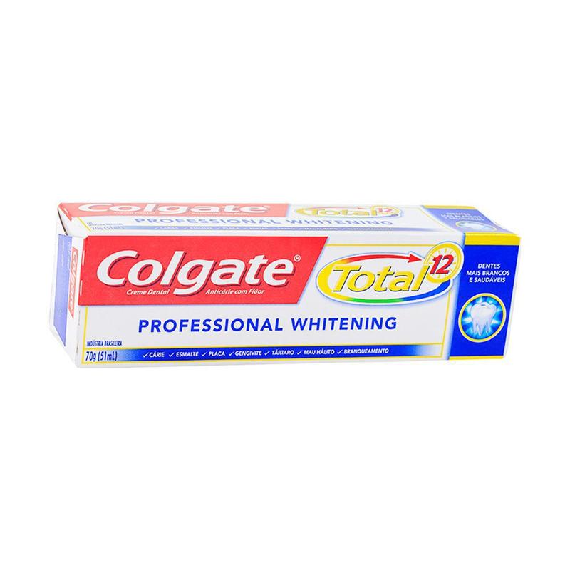 Kit 6 Und Kit 12 Cr Dental Colgate Total 12 Profissional Whitening 70g ...