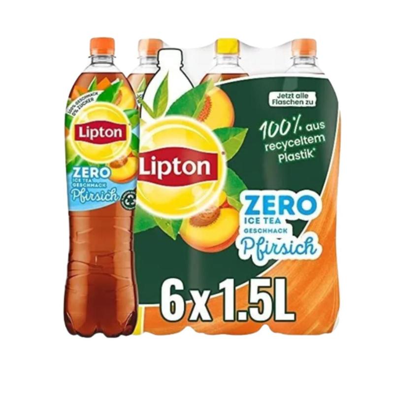 Kit 6 Unid Chá Lipton Ice Tea Pêssego Zero Açúcar 1,5 L - Chá ...