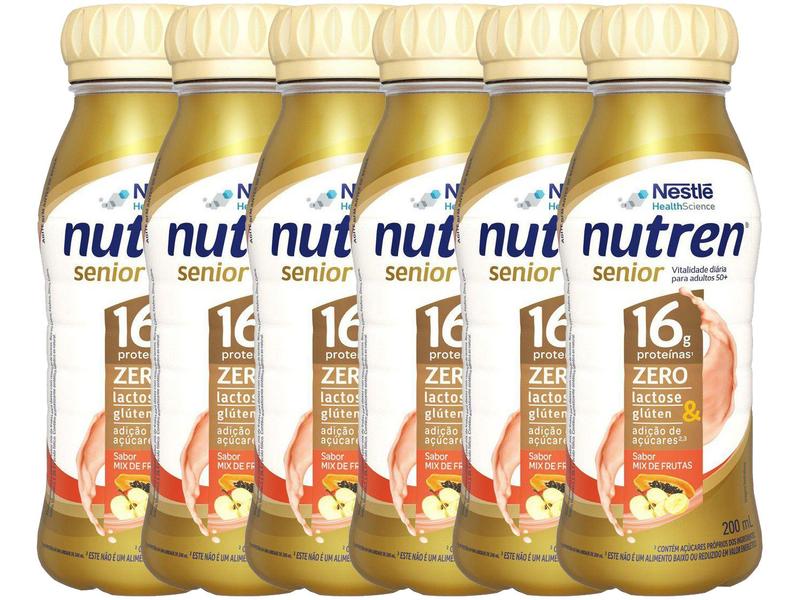 Kit 6 Unidades Suplemento Alimentar Adulto Nutren - Mix de Frutas sem ...