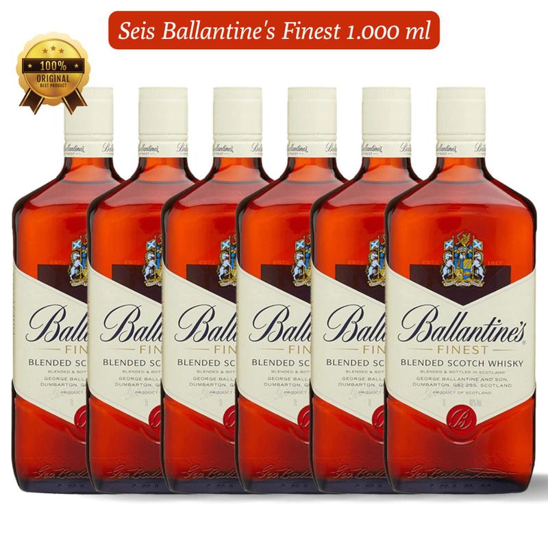 Kit 6 Whisky Balantine's Finest 1.000ml - Whisky - Magazine Luiza
