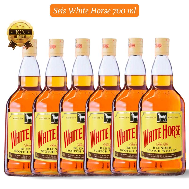 Kit 6 Whisky White Horse 700ml - Whisky - Magazine Luiza
