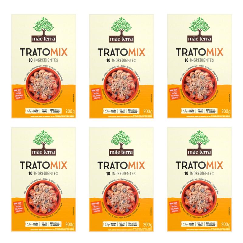 Kit 6x Trato Mix 200g Mãe Terra - Mãe Terra - Grãos e Sementes ...
