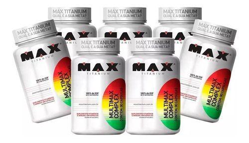 Kit 7x Multimax Complex 90 Cápsulas Max Titanium - Fitoterápicos e ...