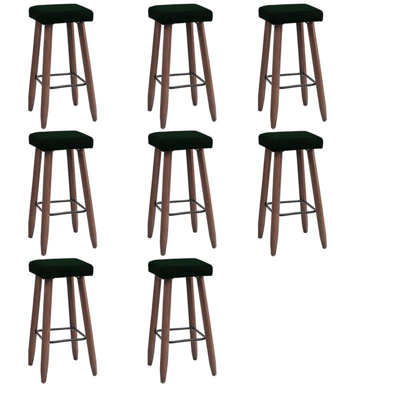 Kit 8 Banqueta Alta Dingou Para Bistrô Bar Balcão Cozinha Bancada Pé ...