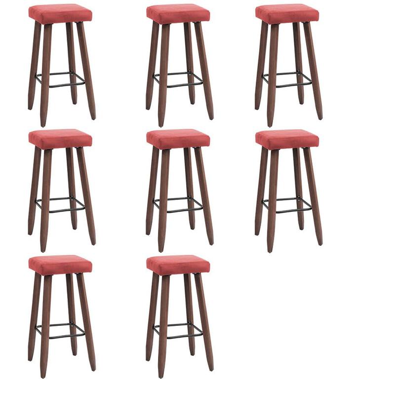 Kit 8 Banqueta Alta Dingou Para Bistrô Bar Balcão Cozinha Bancada Pé ...