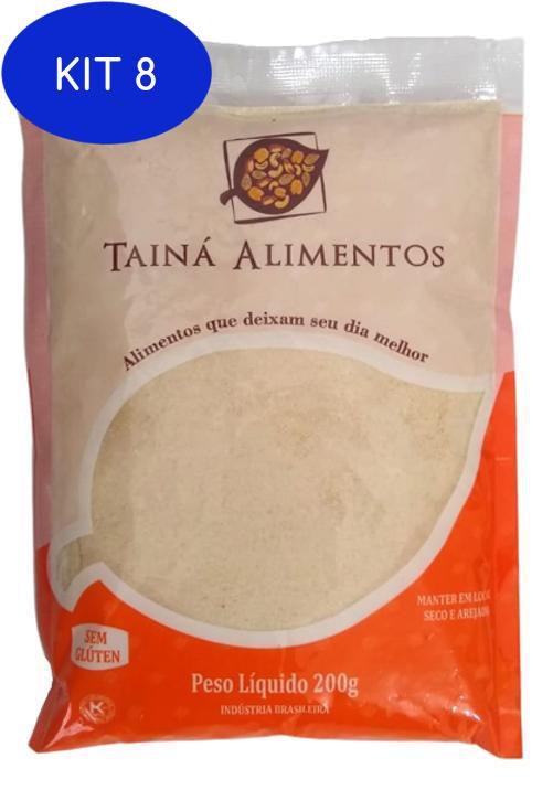 Kit 8 Farinha De Grão De Bico Tainá Alimentos 200G - Farinha - Magazine ...