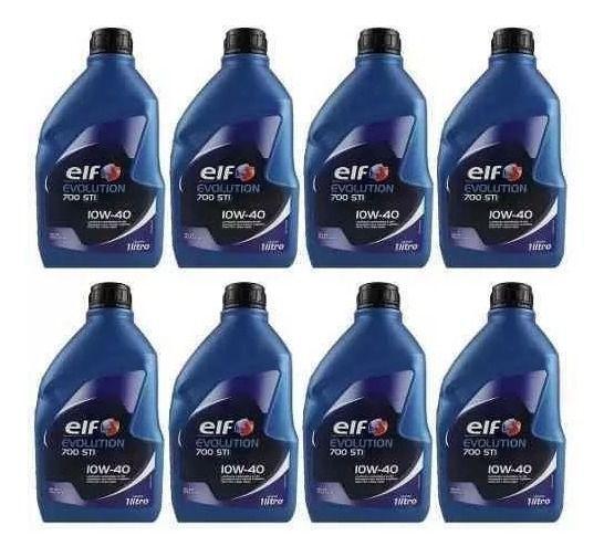 Kit 8 Litros Motor Elf Evol700sti 10w40 Orig Renault - Motor Industrial ...