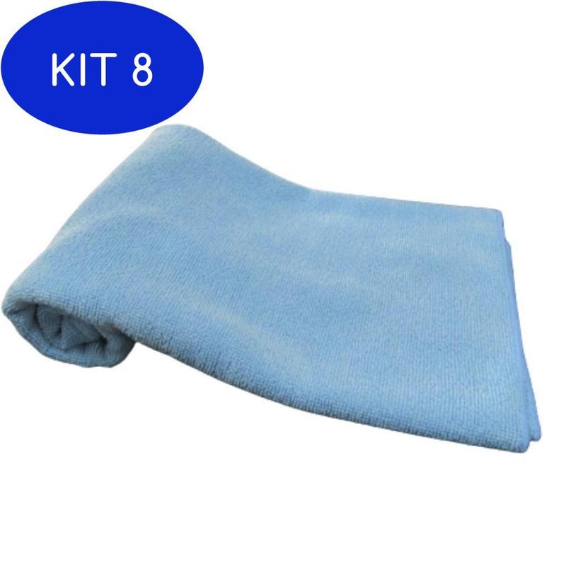Kit 8 Pano Mágico De Microfibra 60Cm X 40Cm De Alta Absorção - Evertex ...