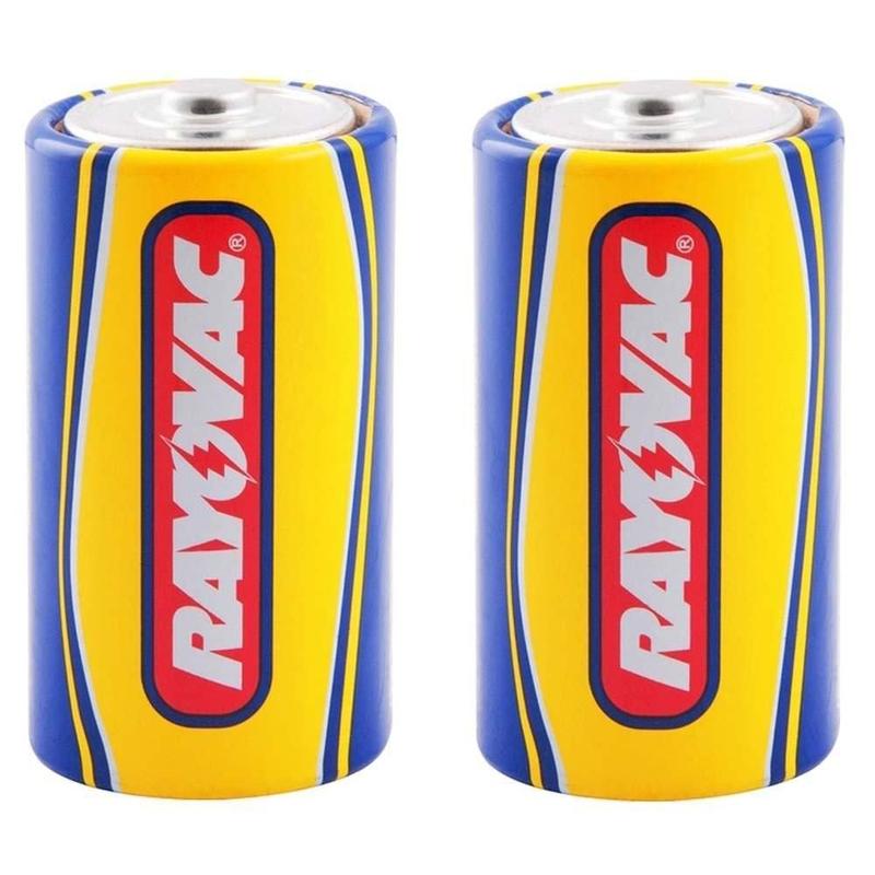 Kit 8 Pilha D Grande Comum Rayovac Brinquedos Lanternas - Pilhas ...