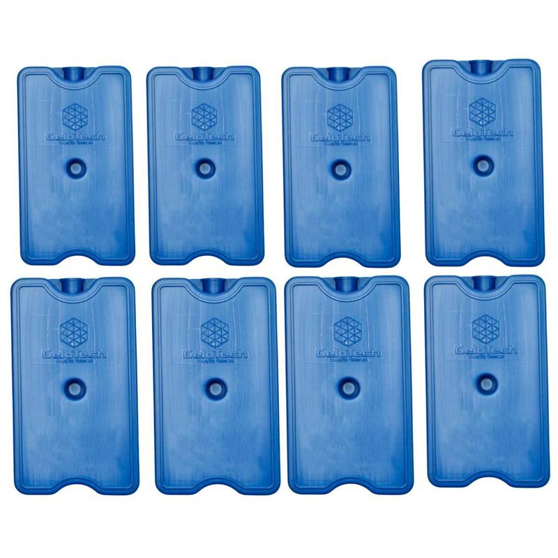 kit 8 Placa Gelo Artificial Reutilizável Rígido 500ml Bolsa Térmica ...