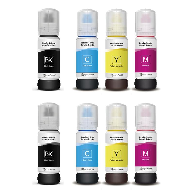 Kit 8 Refil De Tinta T544 Para L3110 L3150 L3250 bkcmy - ecologycpaint ...