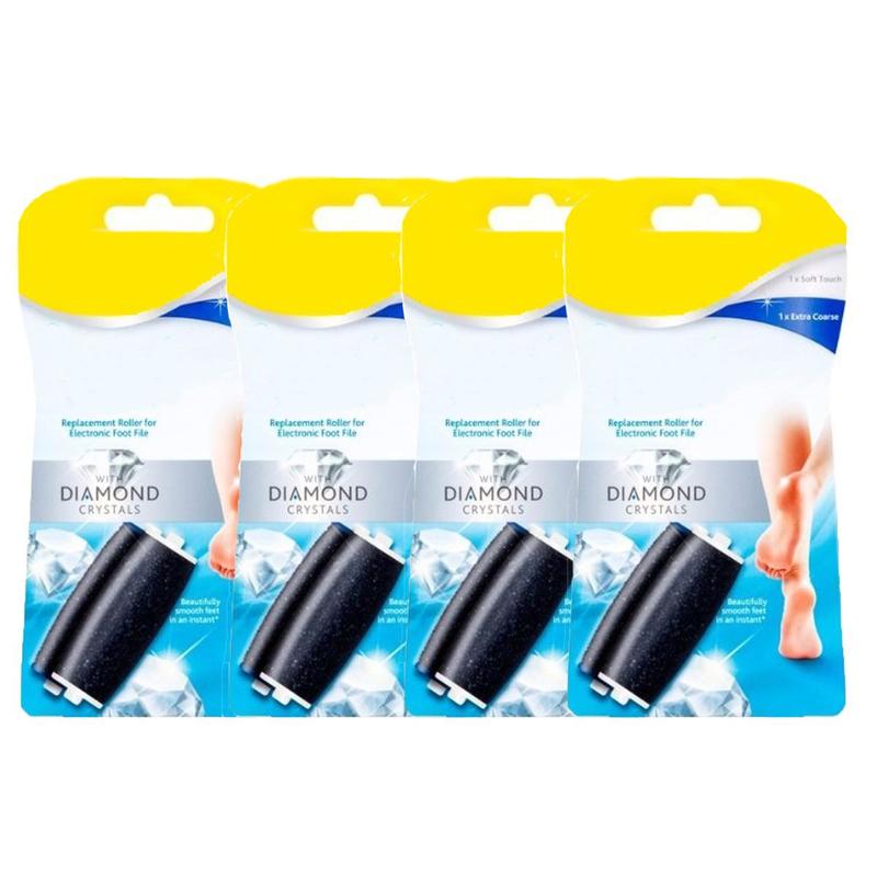 Kit 8 Refil Lixa Pé Elétrica Esfoliador Velvet Soft Amopé - PDIMPORT ...