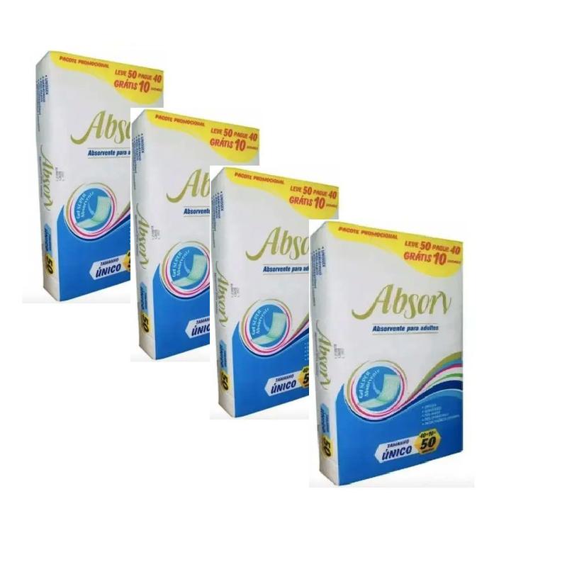 Kit absorvente geriatrico absorv 4 pct c/50 - Acessórios para ...